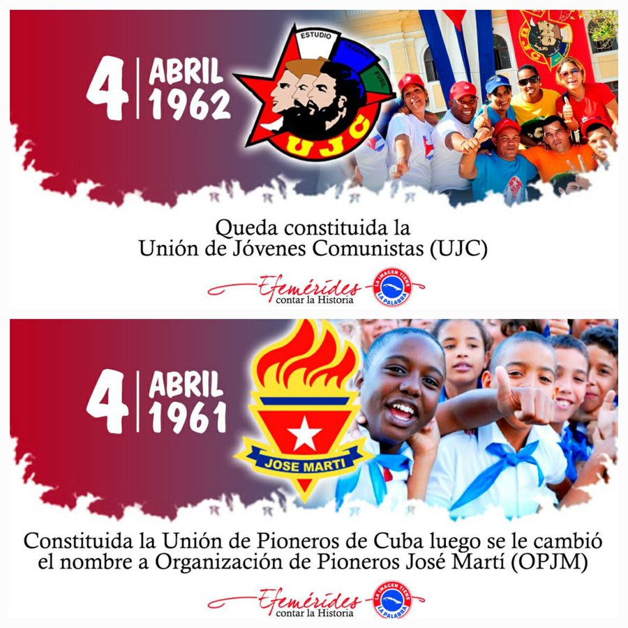 Felicidades a nuestros Pioneros y Jóvenes en este 4 de abril ...